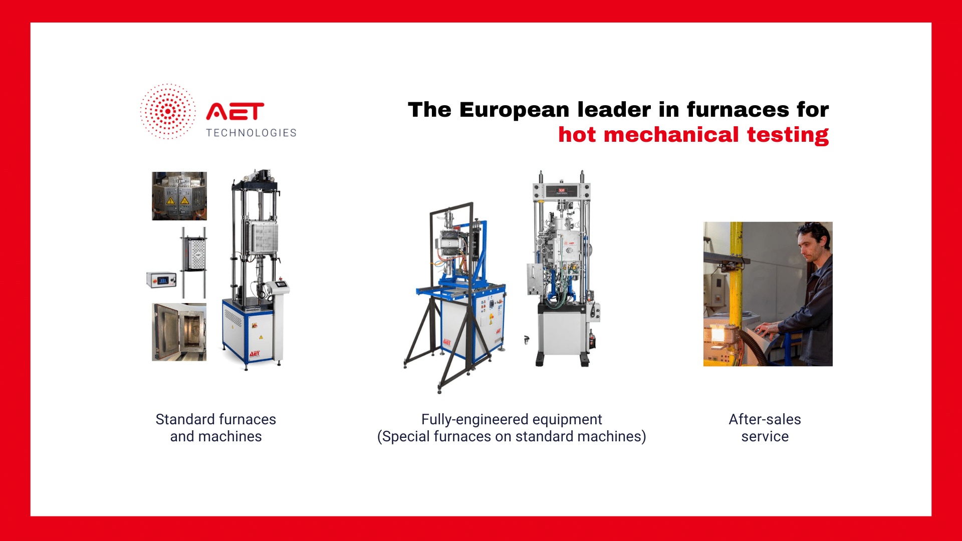The European leader in furnaces for hot mechanical testing